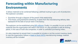 Forecasting practice in manufacturing business | PDF
