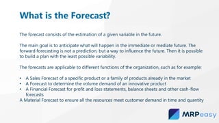 Forecasting practice in manufacturing business | PDF