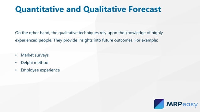 Forecasting practice in manufacturing business | PDF | Logistics | Business