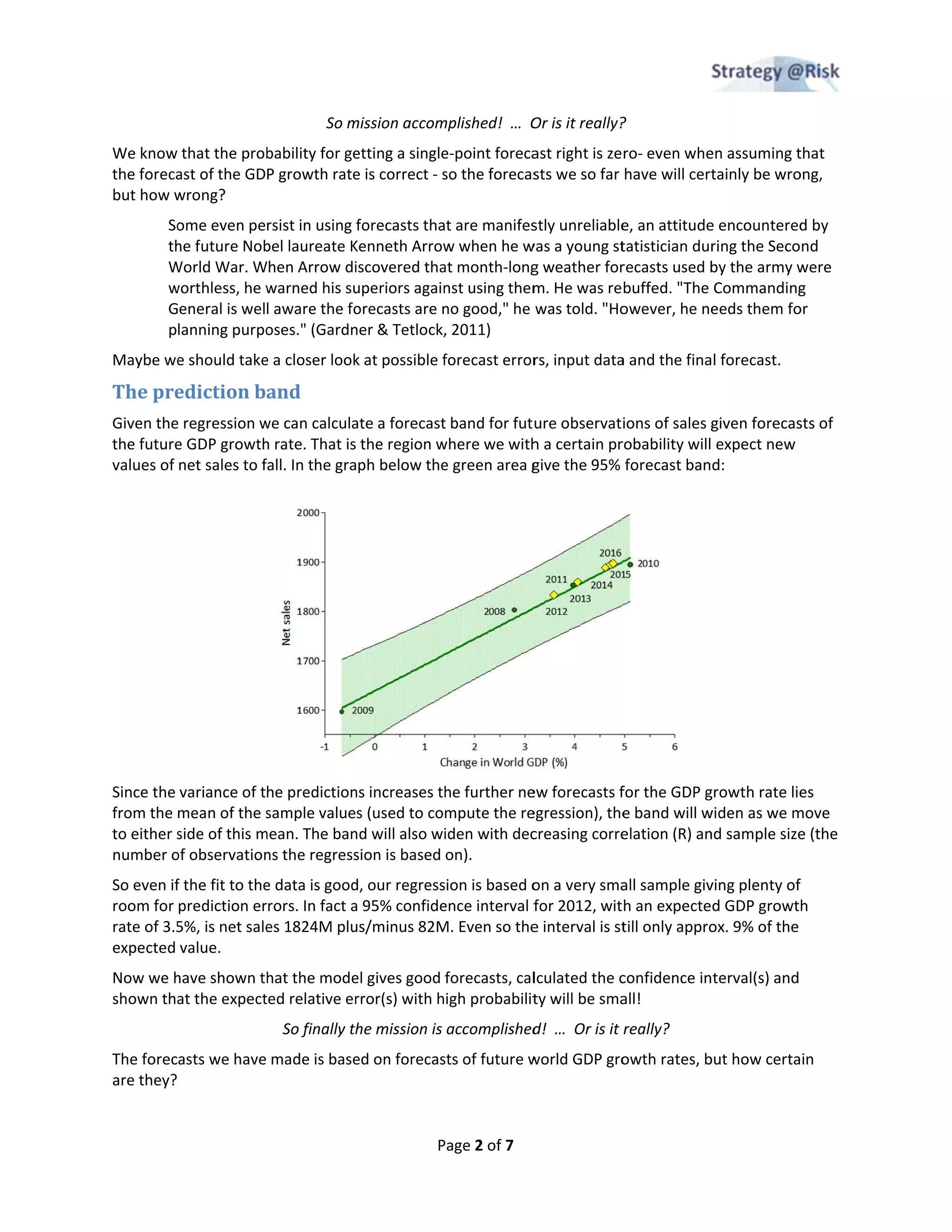 Forecasting advantages with simulation models | PDF | Business ...