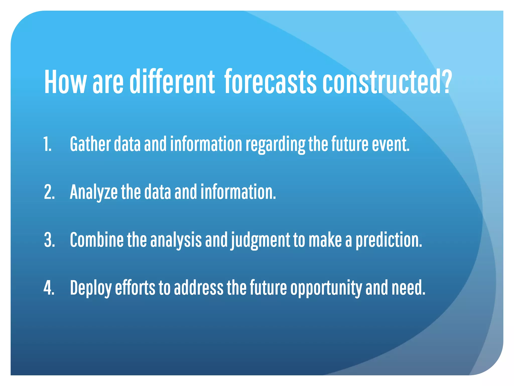 Forecasting techniques ppt 493 c | PDF