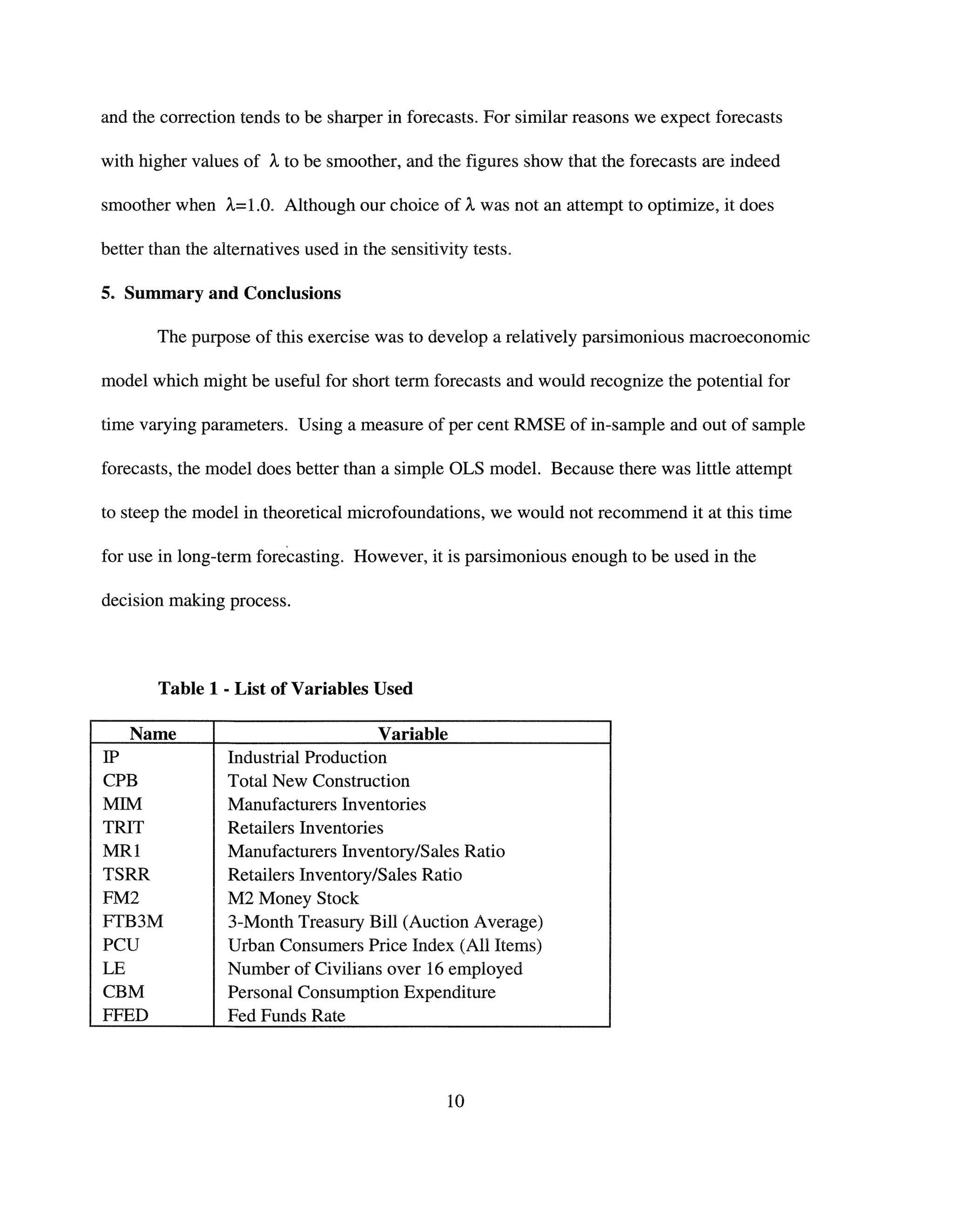 Forecasting With An Adaptive Control Algorithm | PDF | Business | Business and Finance