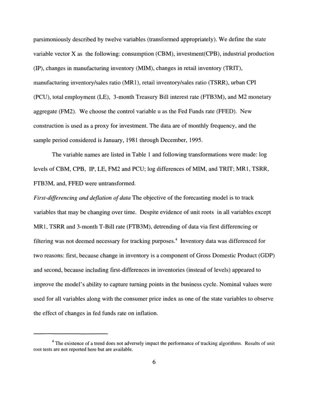 Forecasting With An Adaptive Control Algorithm | PDF