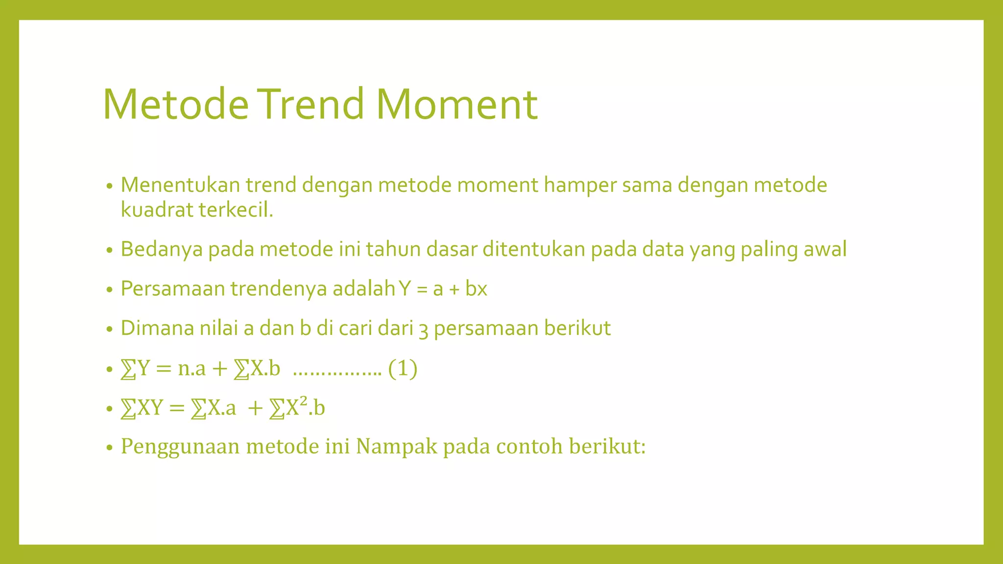 Forecast penjualan | PPTX