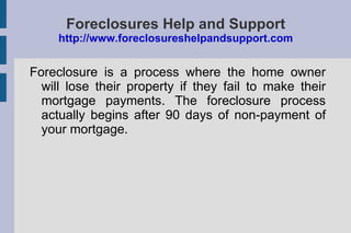 Foreclosure slides | PPT