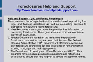 Foreclosure slides | ODP