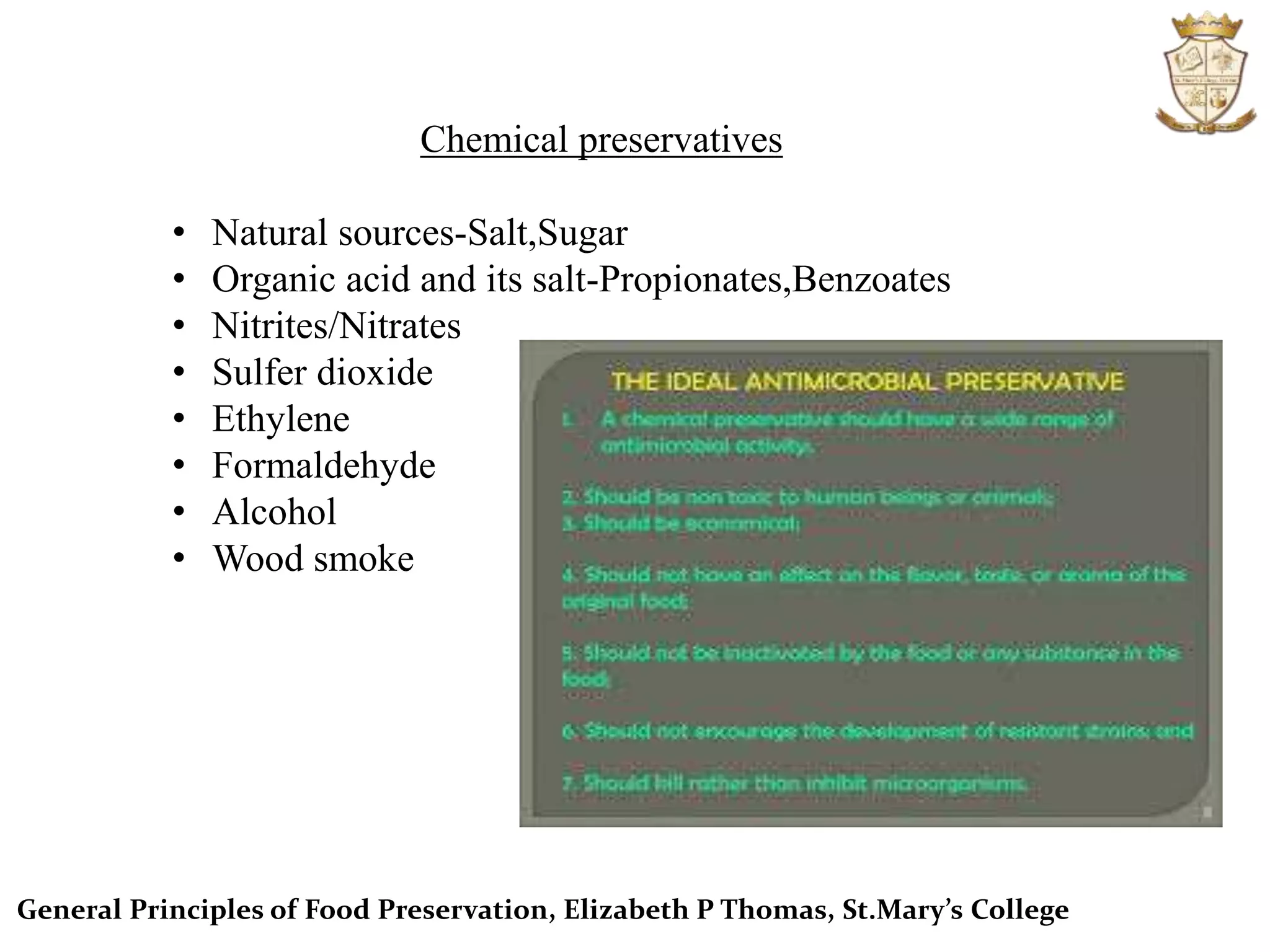 Microbiology:General Principles of Food Preservation | PPTX