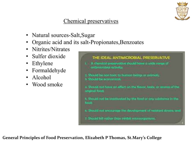 Microbiology:General Principles of Food Preservation | PPTX