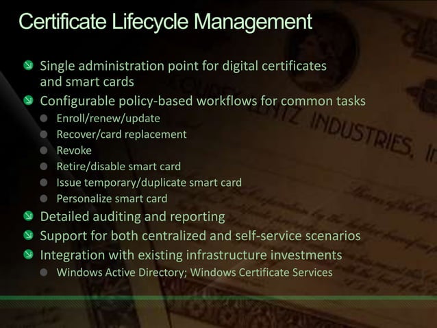Forefront Identity Manager 2010 (Av Rune Lystad) | PPT