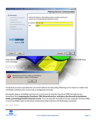 Forefront tmg 2010 Network Inspection System & Custom Protocols | PDF