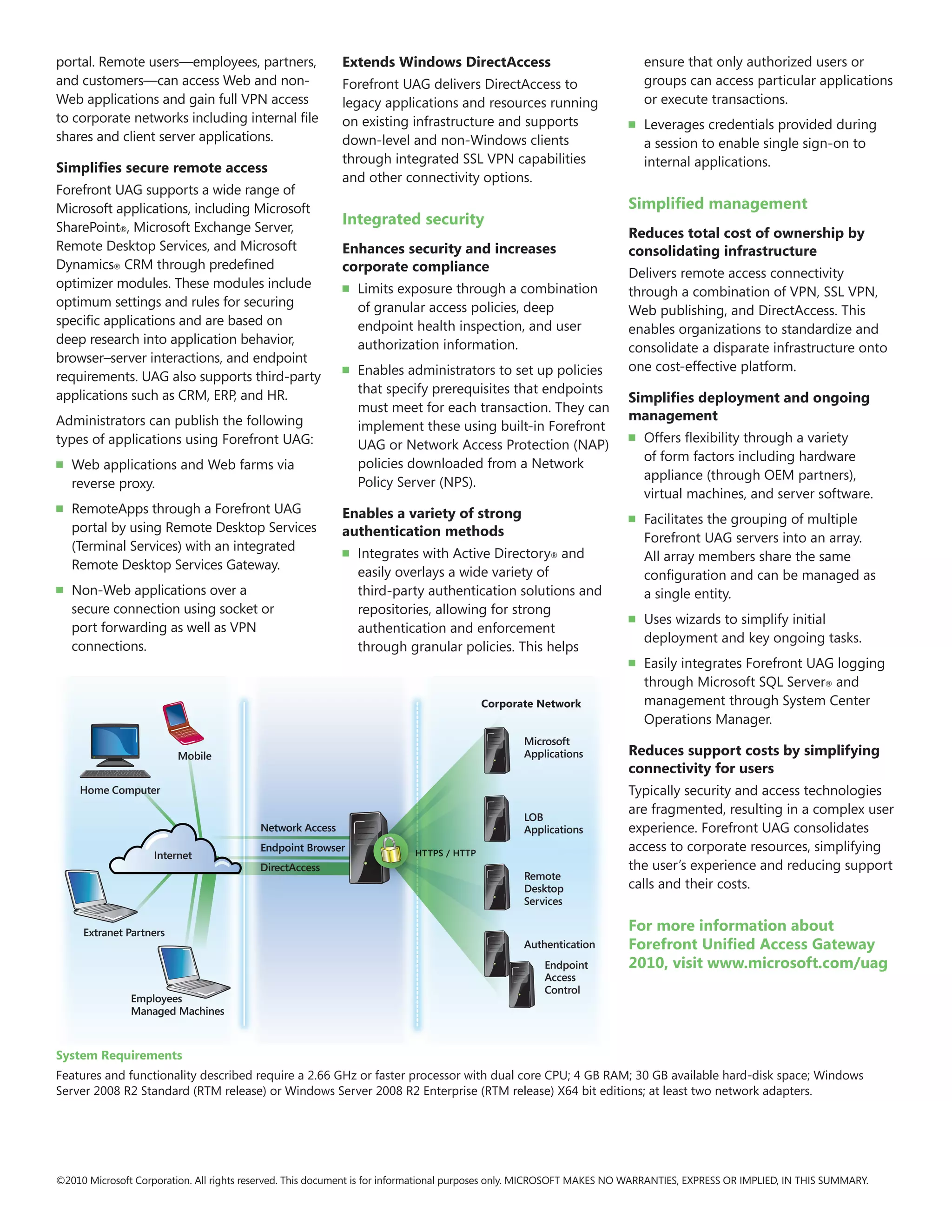 Forefront Unified Access Gateway | PDF