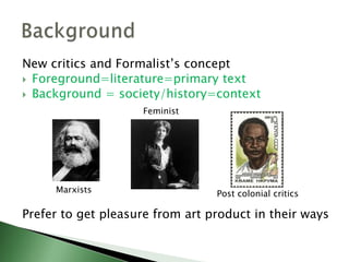Foreground, background & point of view | PPT