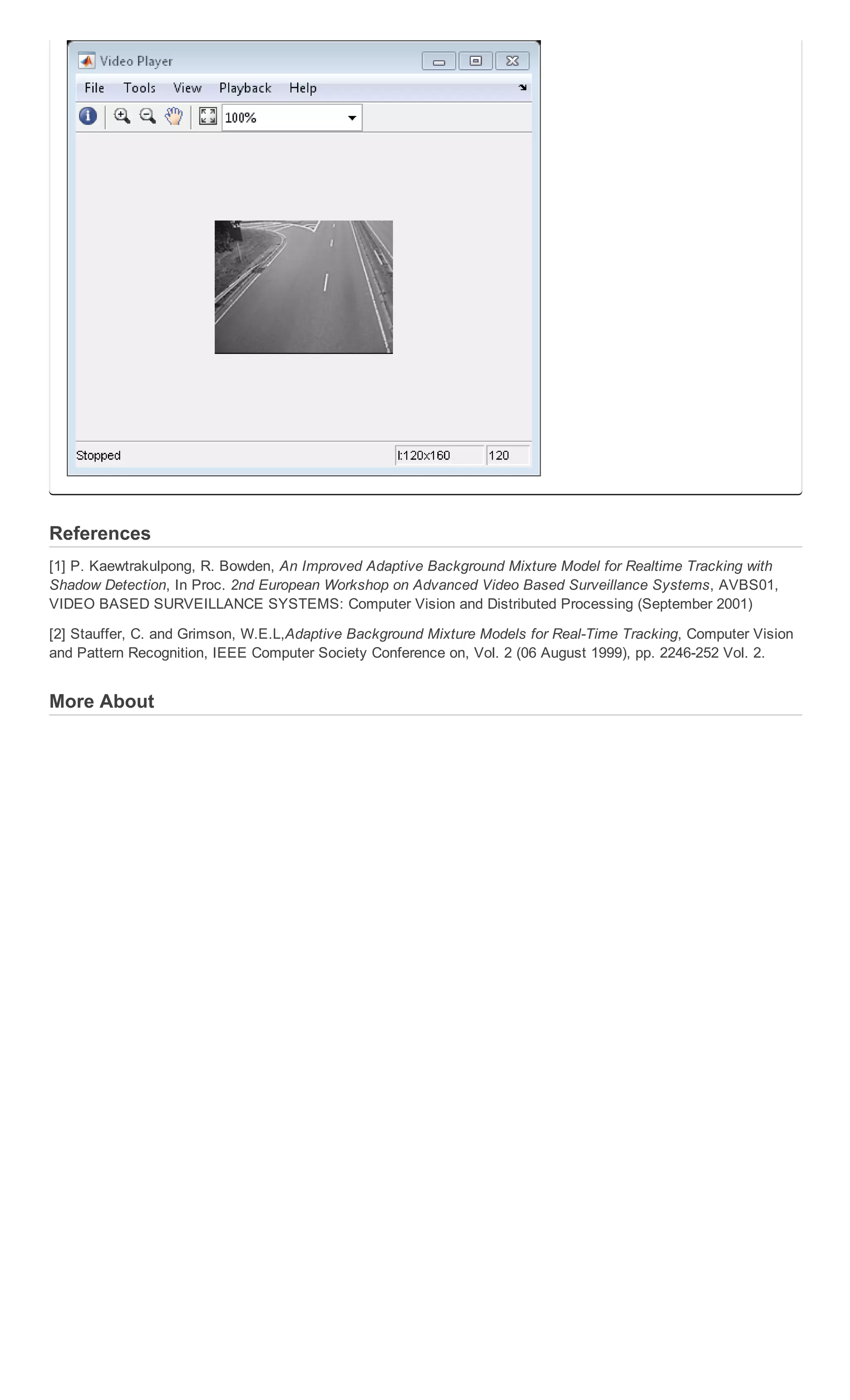 Foreground Detection Using Gaussian Mixture Models Matlab Pdf