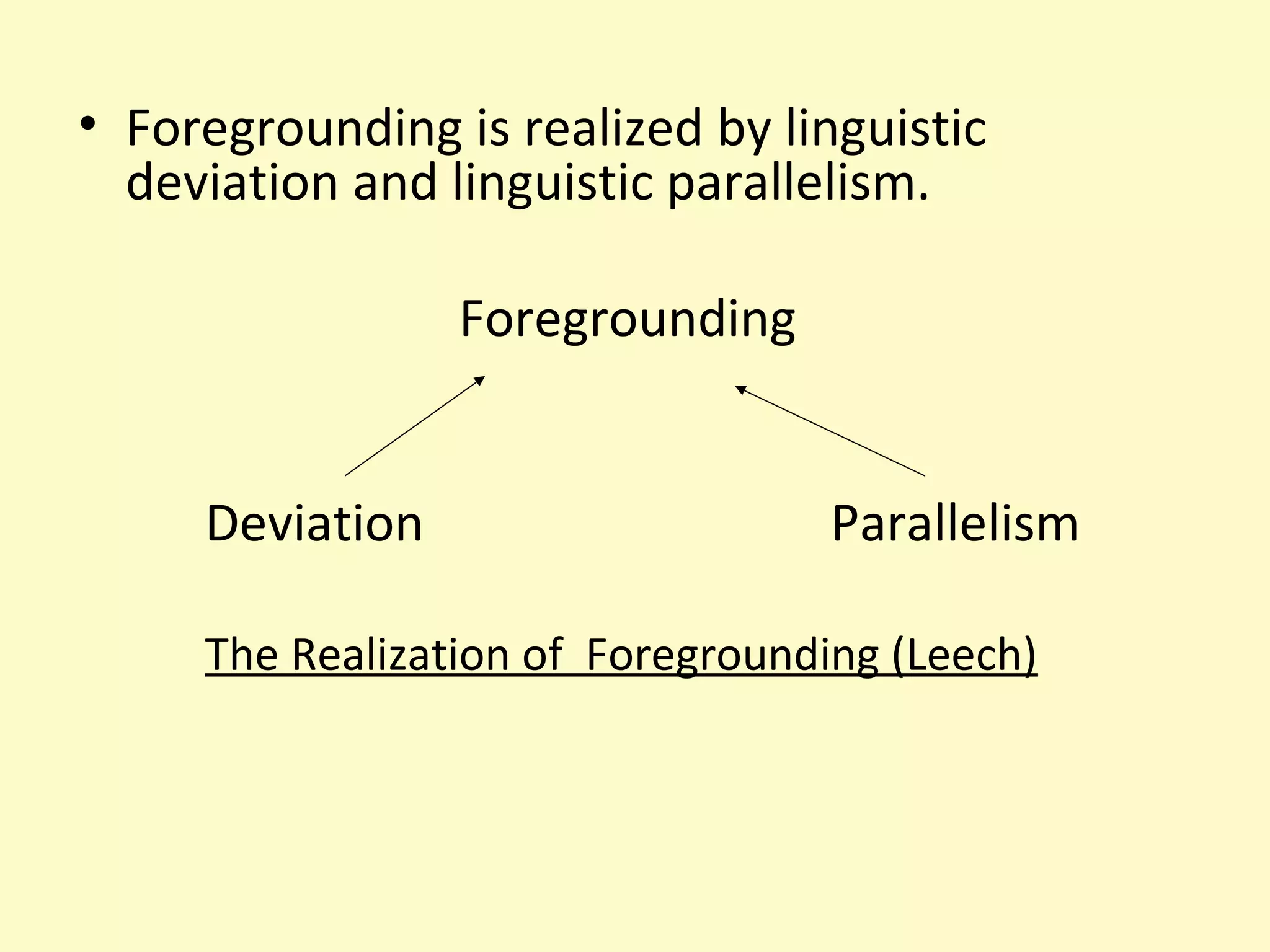 Foregrounding | PPT