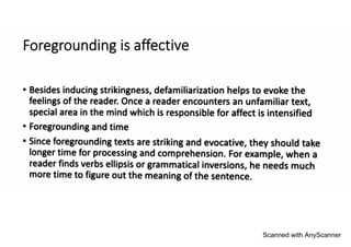 foregrounding and it's types | PPT