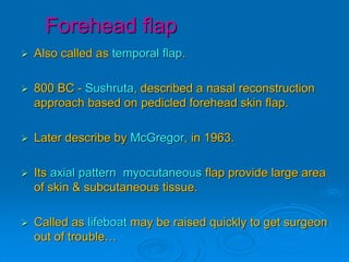 Forehead flap | PPTX
