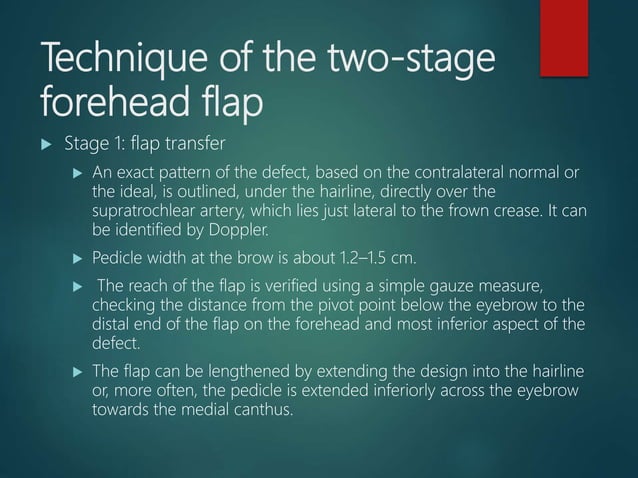 Forehead flap | PPTX | Ear, Nose and Throat Conditions | Diseases and ...