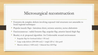 Forehead & scalp reconstruction.pptx
