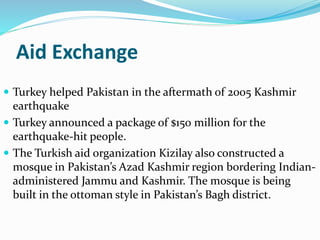 Pakistan turkey relations | PPTX