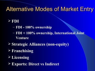 Foreign direct investment guide | PPT
