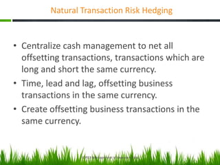 Foreign exchange risk | PPSX