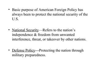 Foreign Policy | PPT