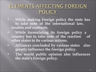 PHASES OF FOREIGN POLICY | PPT