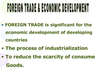 Foreign Trade | PPT