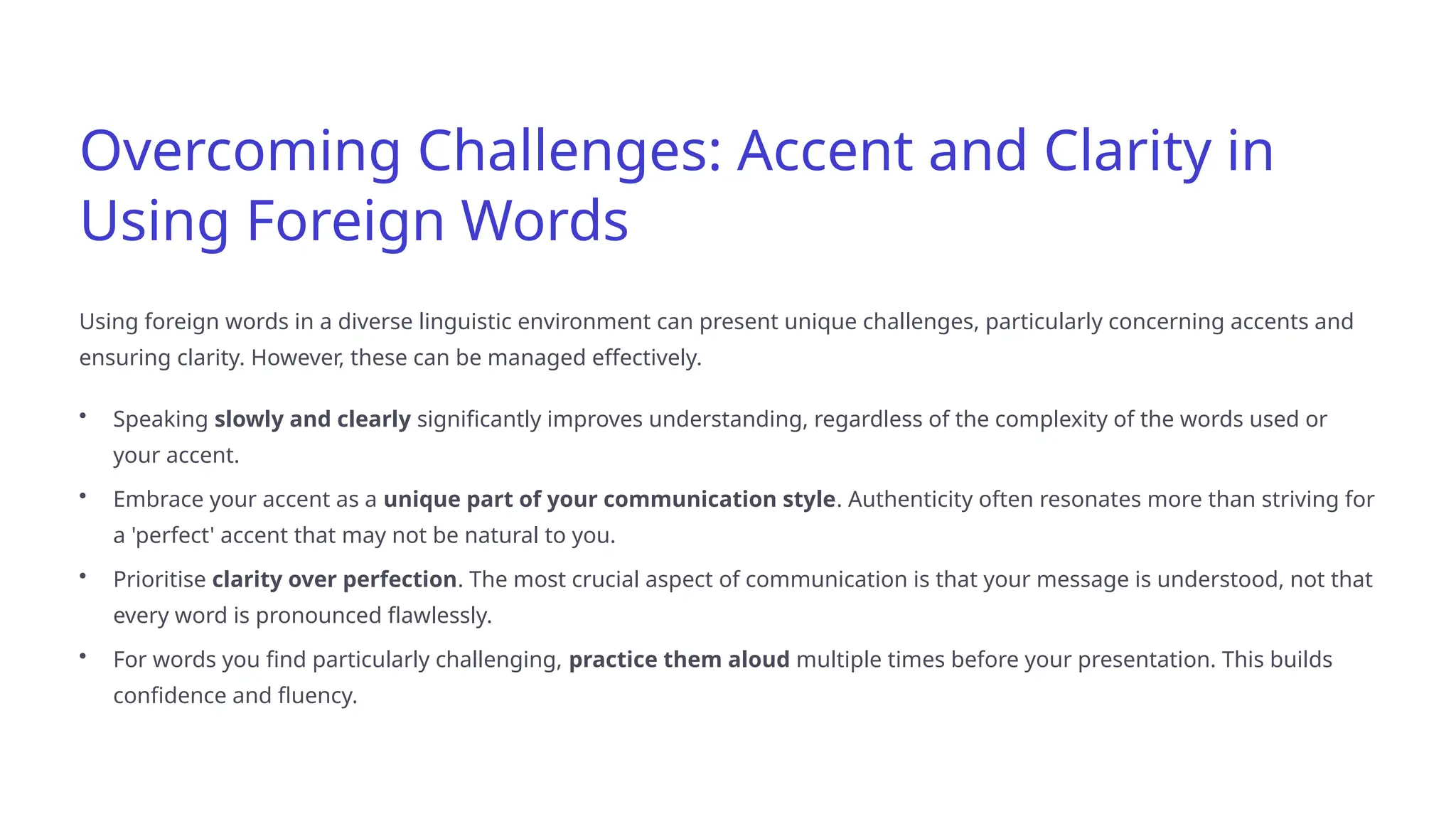 Foreign Words in Communication Skills: Enhancing Your Language Power | PPTX
