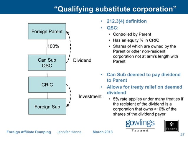 Foreign Affiliate Dumping | PDF