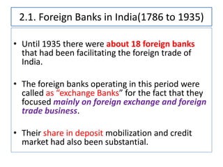 Foreign Banks in India | PPTX