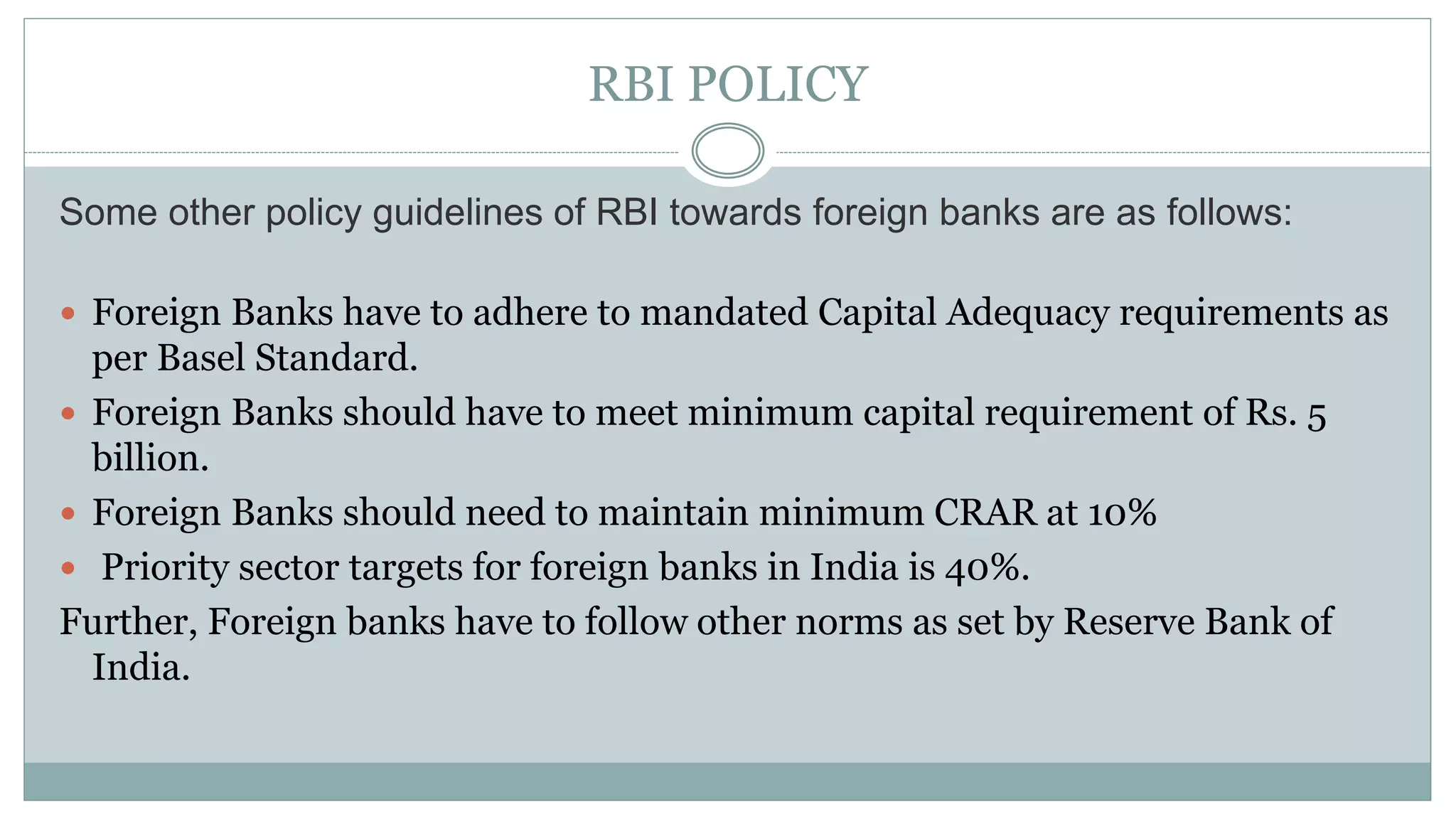 Foreign banks in india | PPTX