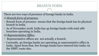 Foreign banks in india | PPTX