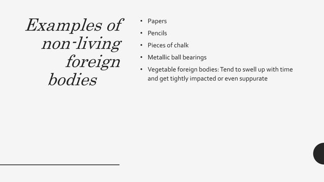 Foreign bodies in ear and other topics | PPTX | Ear, Nose and Throat ...
