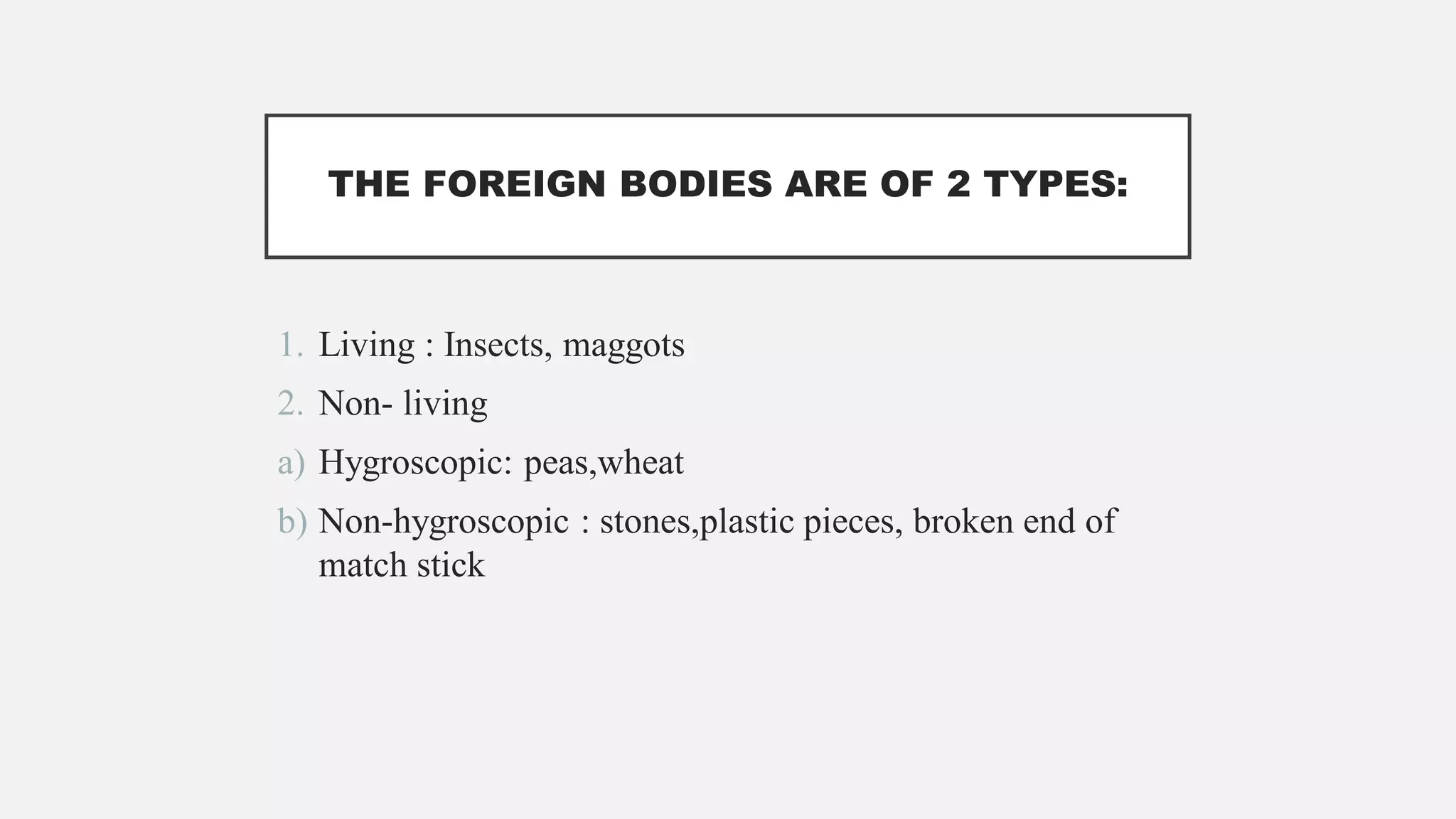 Foreign bodies in the ear | PDF