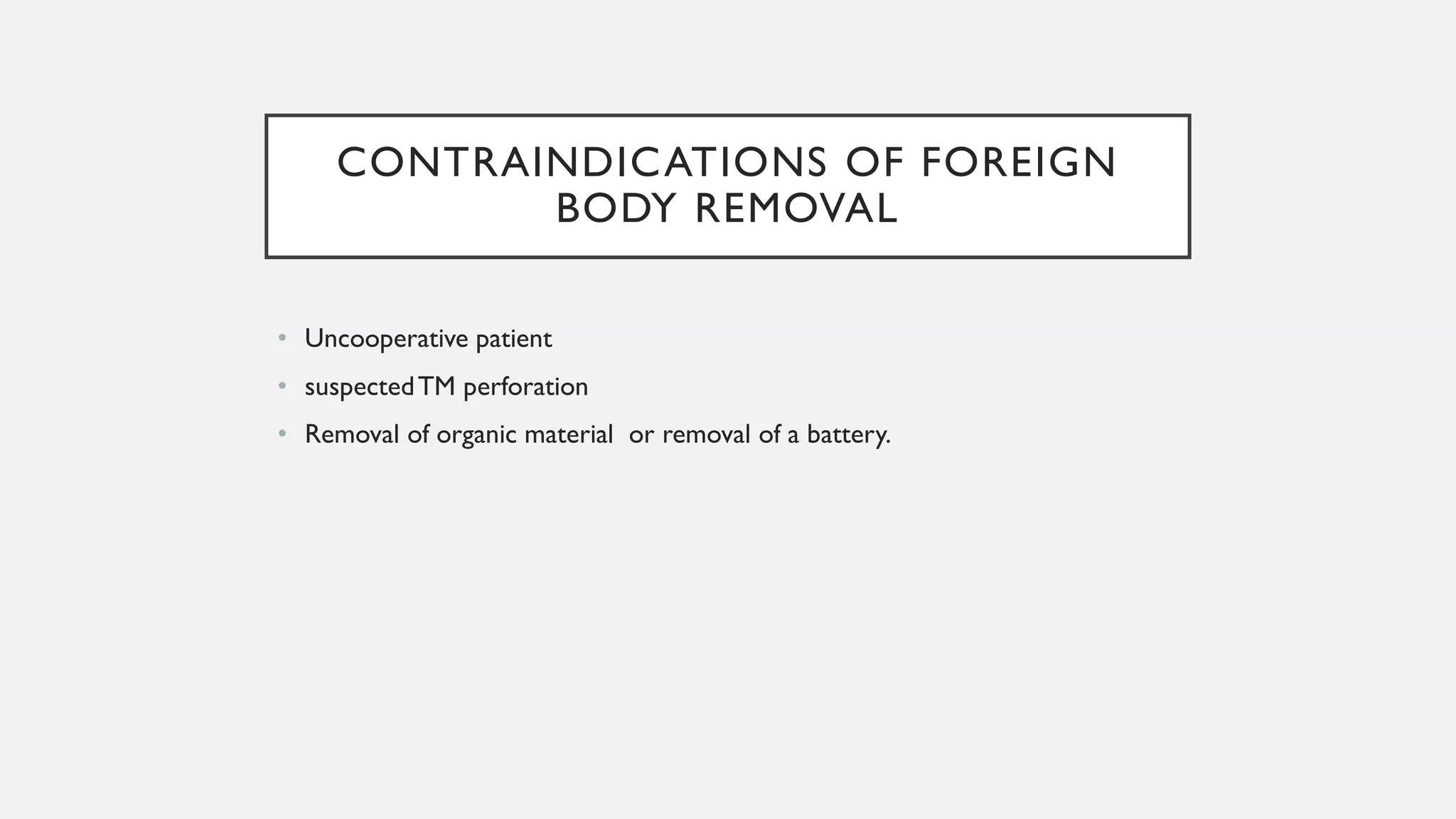 Foreign bodies in the ear | PDF