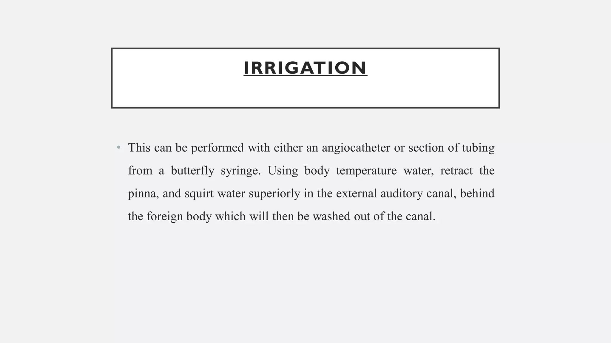 Foreign bodies in the ear | PDF