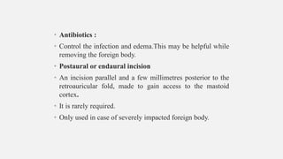Foreign bodies in the ear | PDF