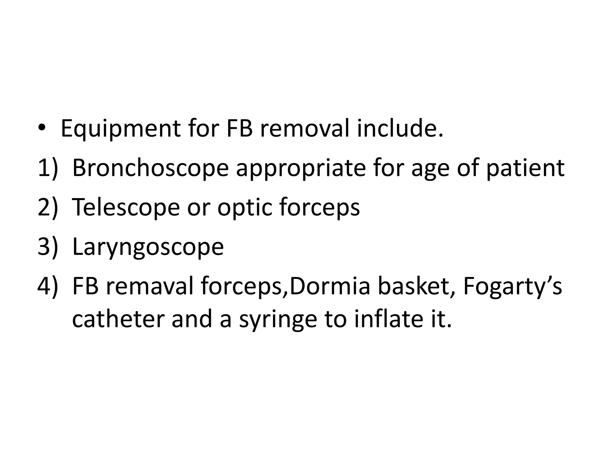 Foreign bodies of air passages | PPTX