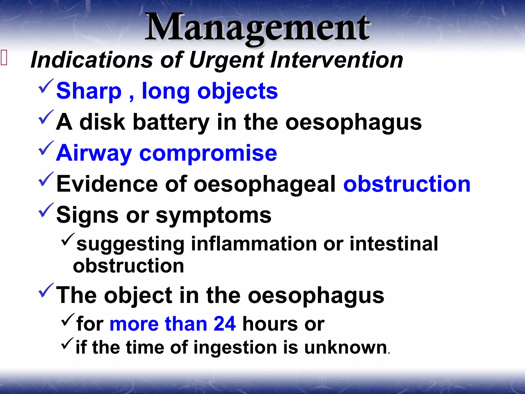 Aerodigestive Foreign Bodies in Children | PPT