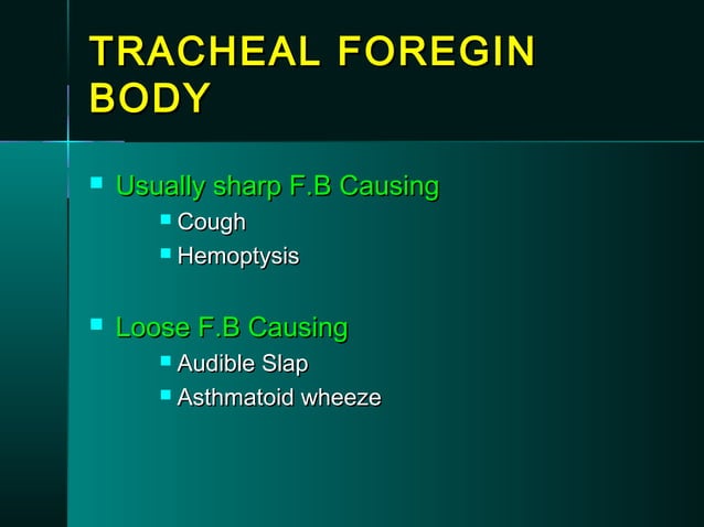 Foreign body airway | PPT