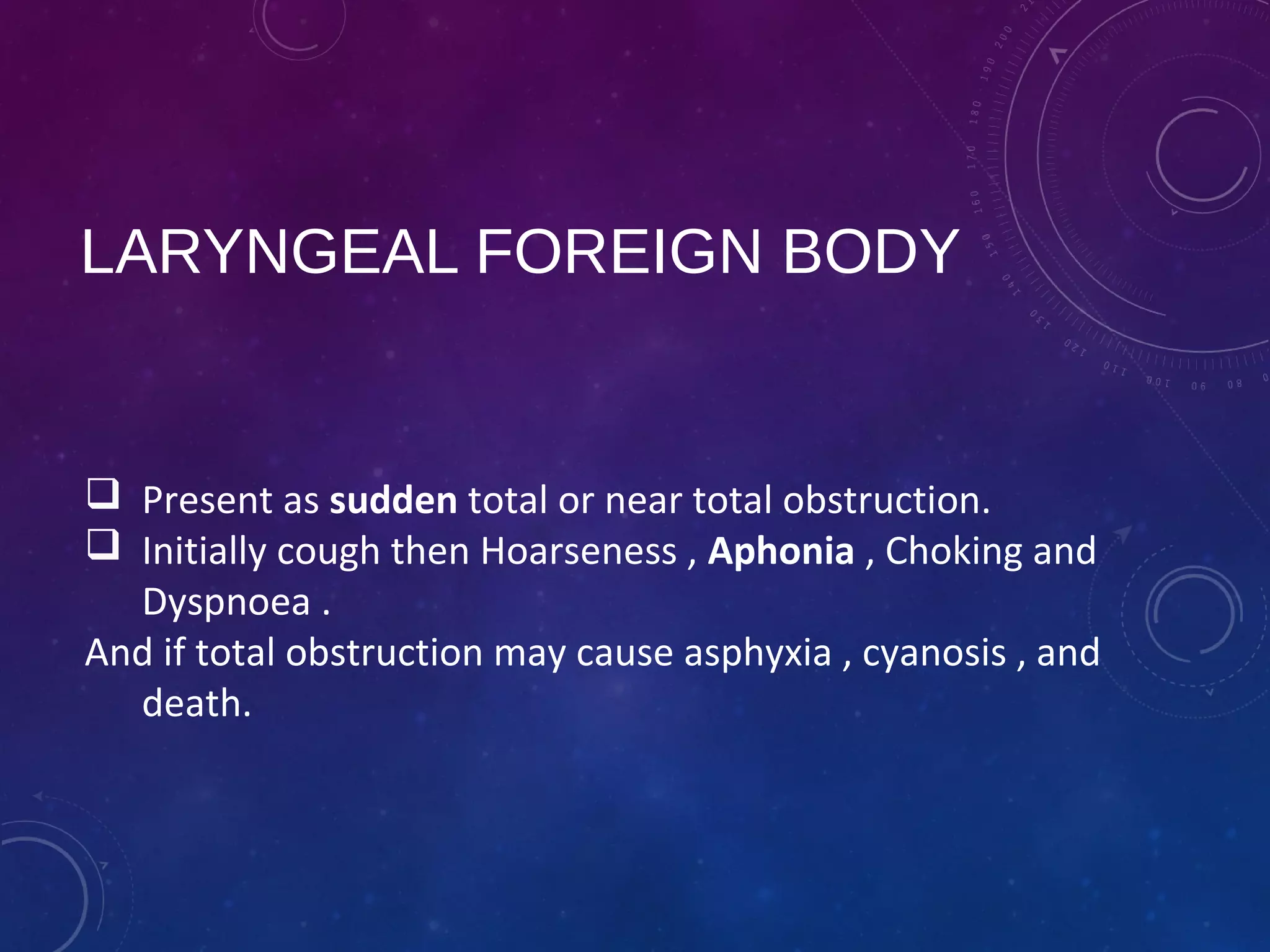 management of foreign body inhalation and bronchoscopy in children | PPT