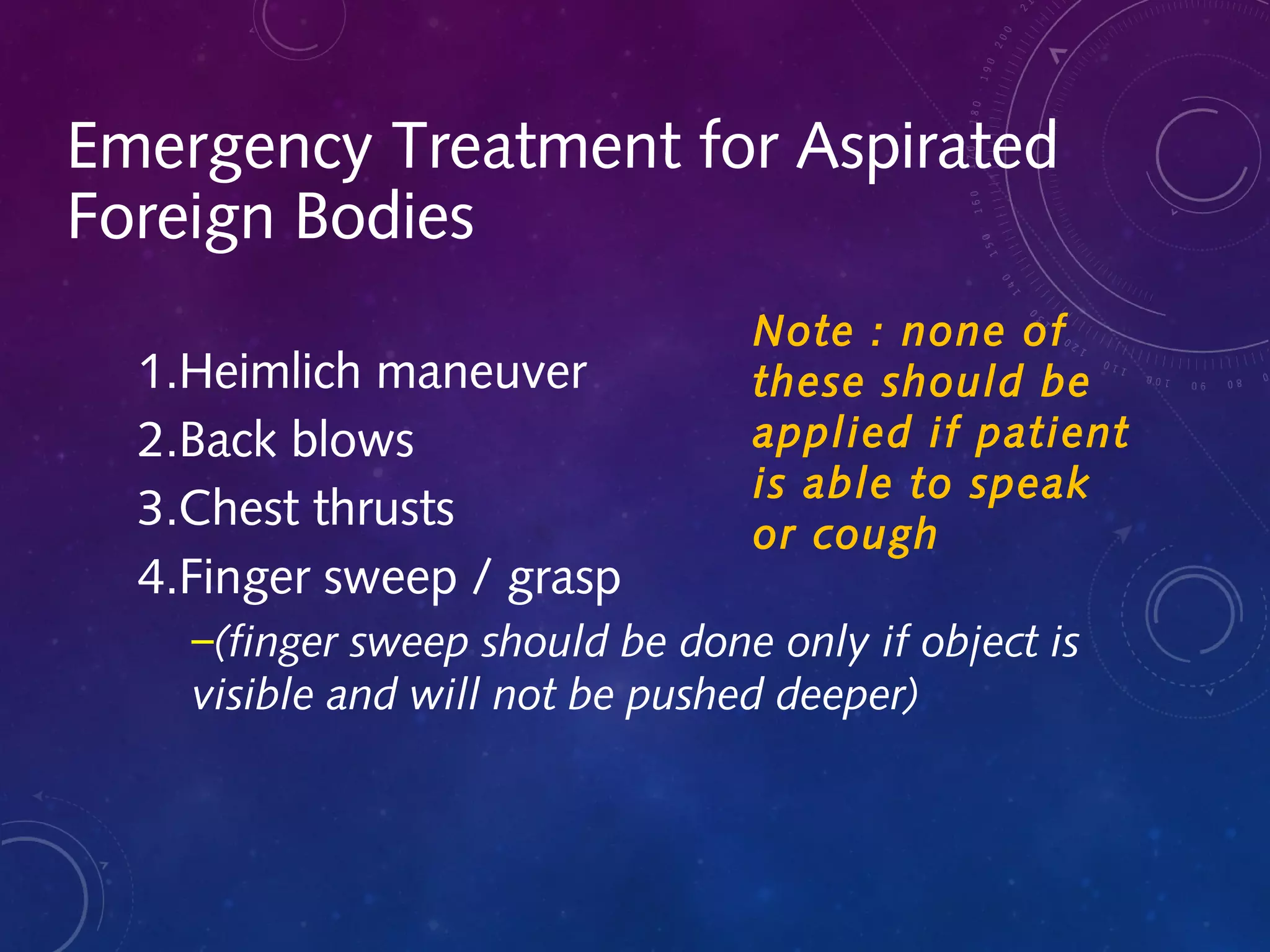 management of foreign body inhalation and bronchoscopy in children | PPT