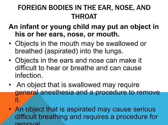 Foreign body insertion | PPT