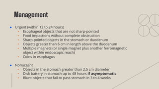 Foreign Body Obstruction - Esophagus.pptx