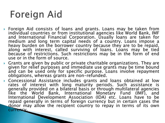 Foreign capital & investment | PPT
