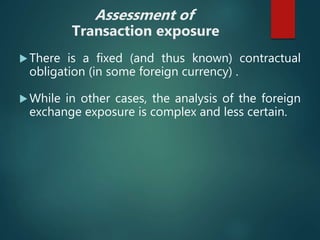Foreign currency exposure | PPT