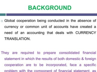 Foreign currency translation | PPTX