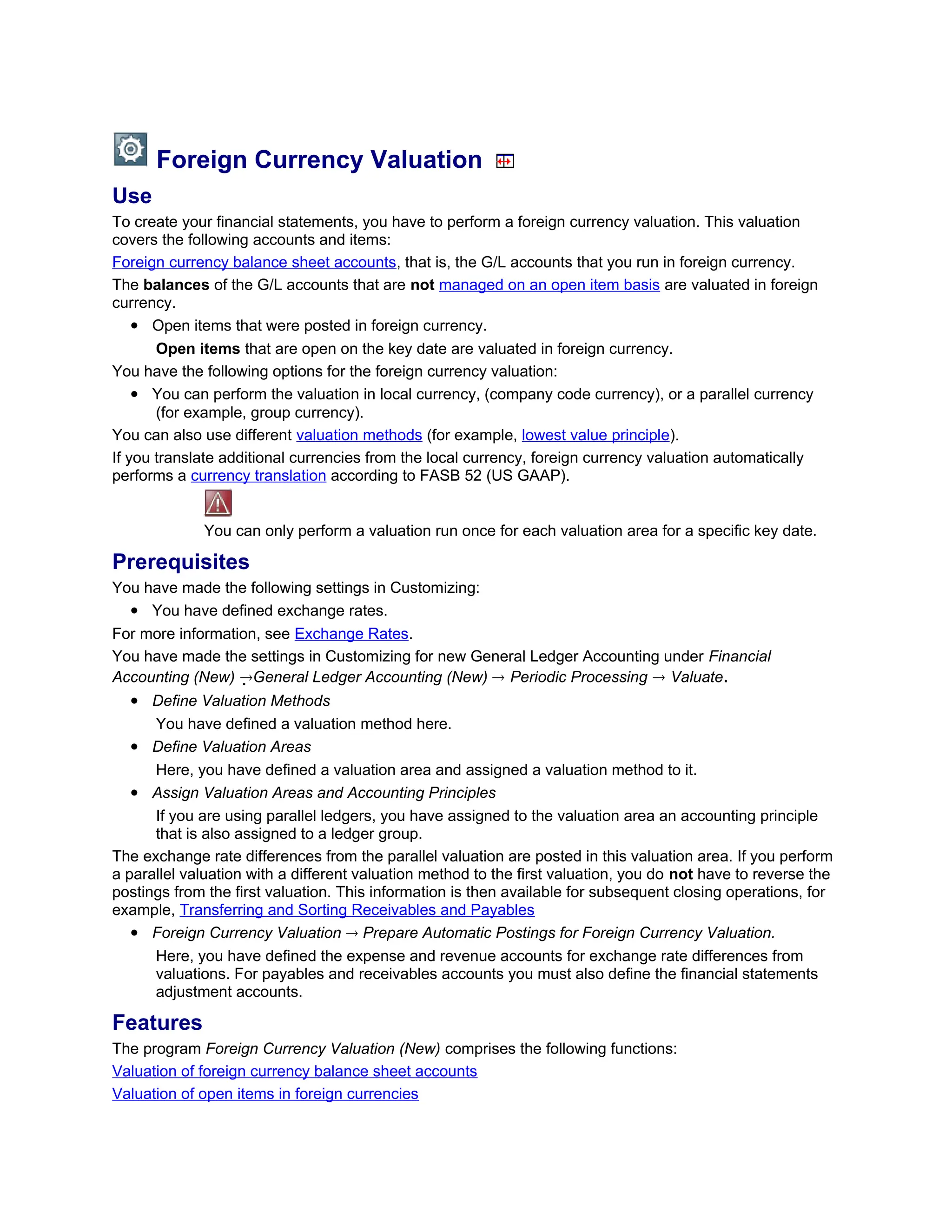 SAP FI To create your financial statements, you have to perform a ...