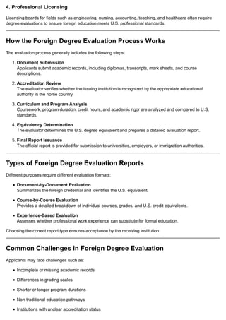 Foreign Degree Evaluation Services for U.S. Immigration, Education, and ...